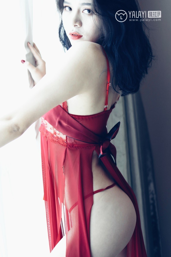 [YALAYI雅拉伊] 2018.11.03 No.014 心蕊的红色睡袍 米心蕊 [41P/242MB] - 图火火