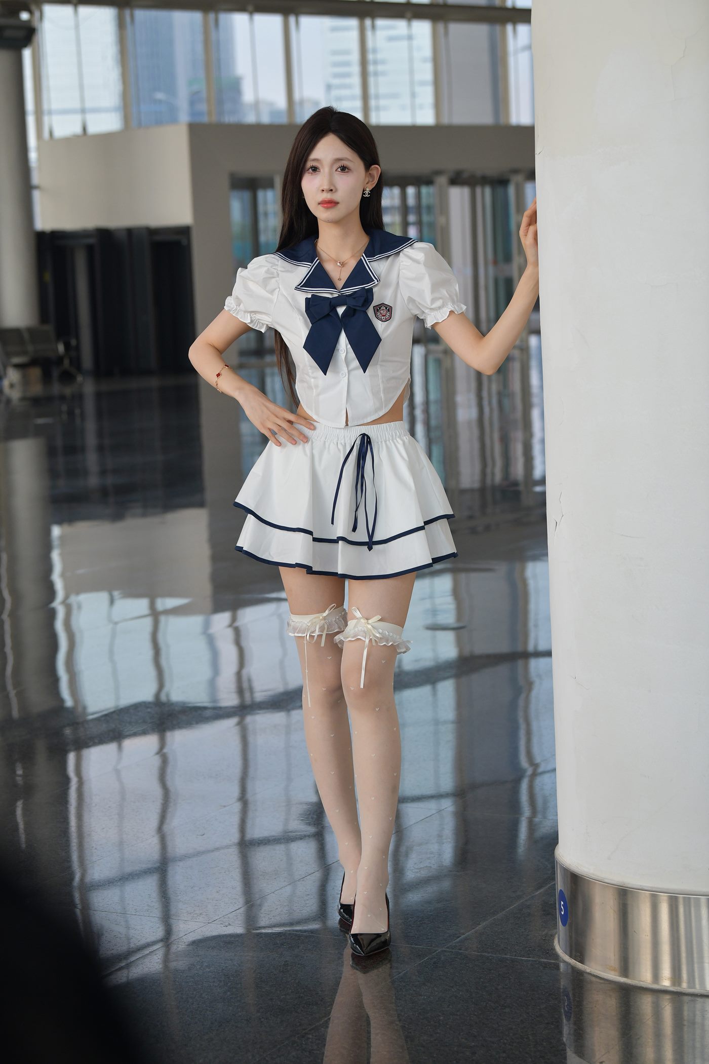 精选街拍作品 NO.4773 甜美动人白裙[132P/325MB] - 图火火