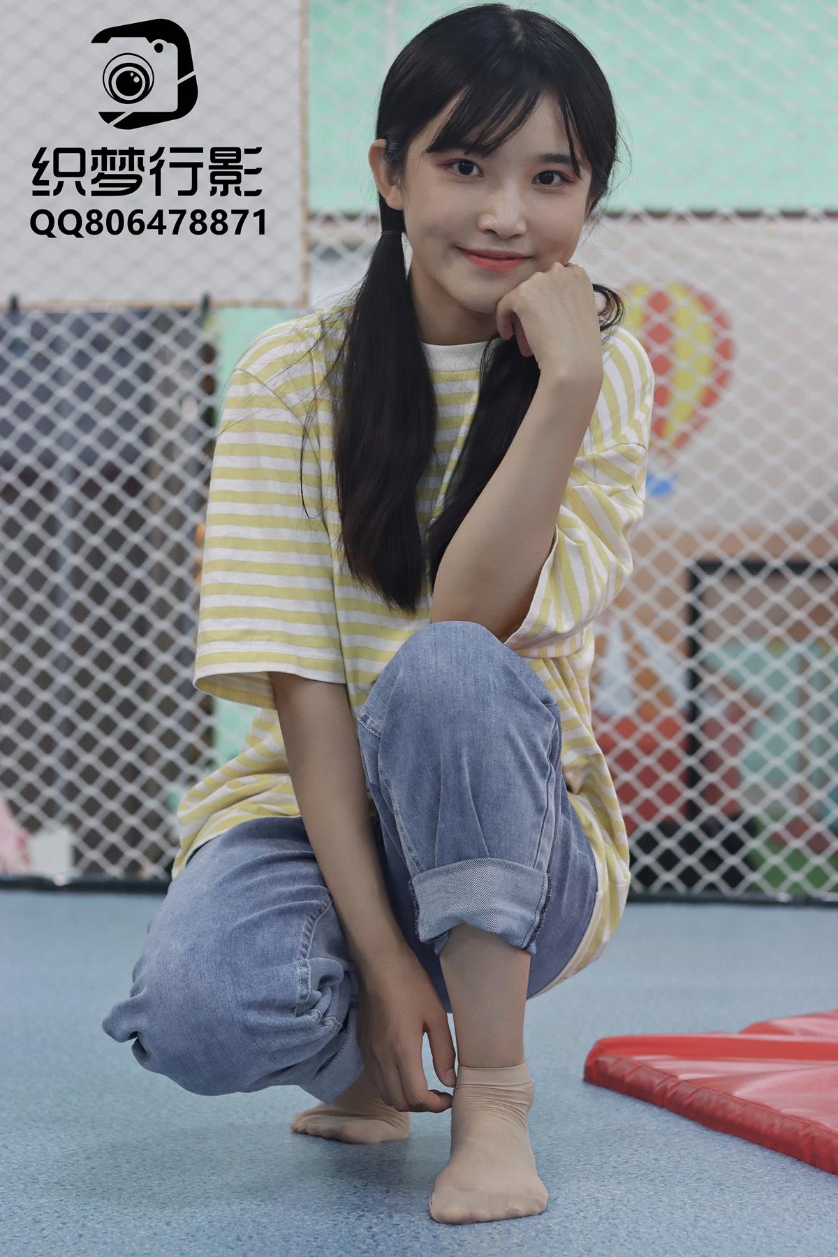 [织梦映像]NO.084 蹦床日记 赤着脚乐元漫步完整版短丝+白棉袜 [300P/1V/8.6G] - 图火火